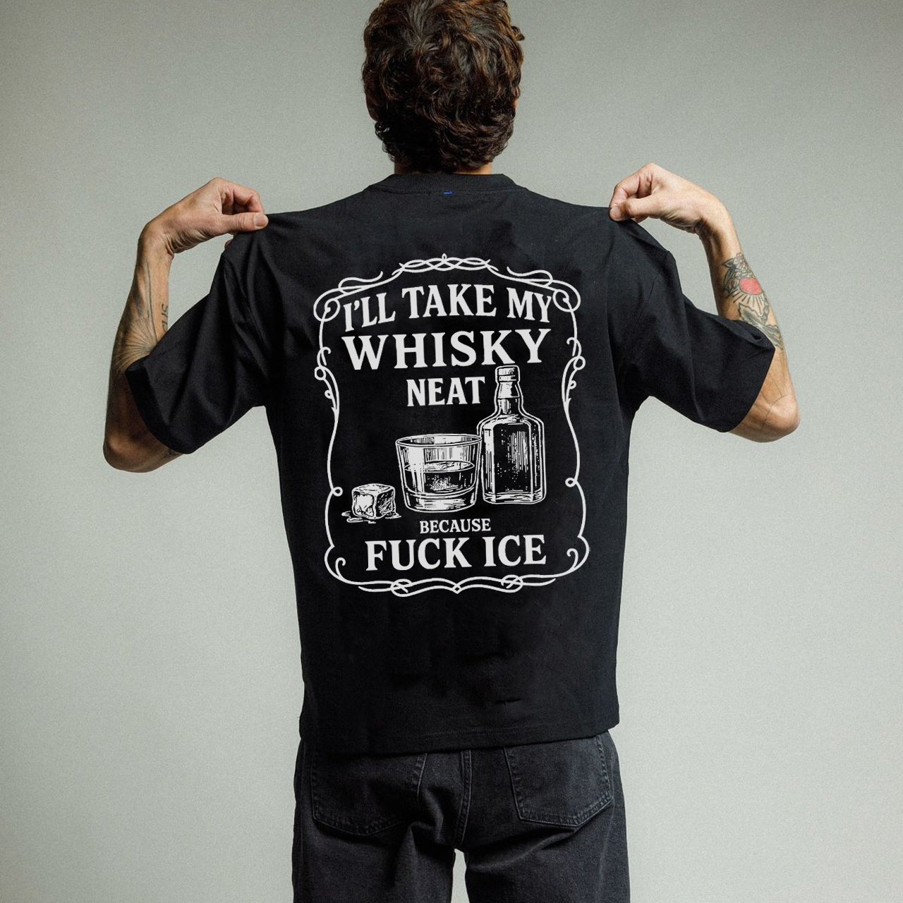 Fck ICE Back Print Only Shirt - Rodysewing